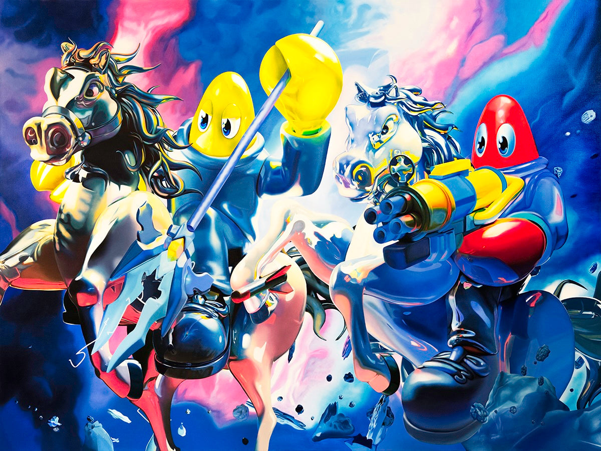 Battle Scene XXX (from The Lobstar Planet) | Whitestone Gallery