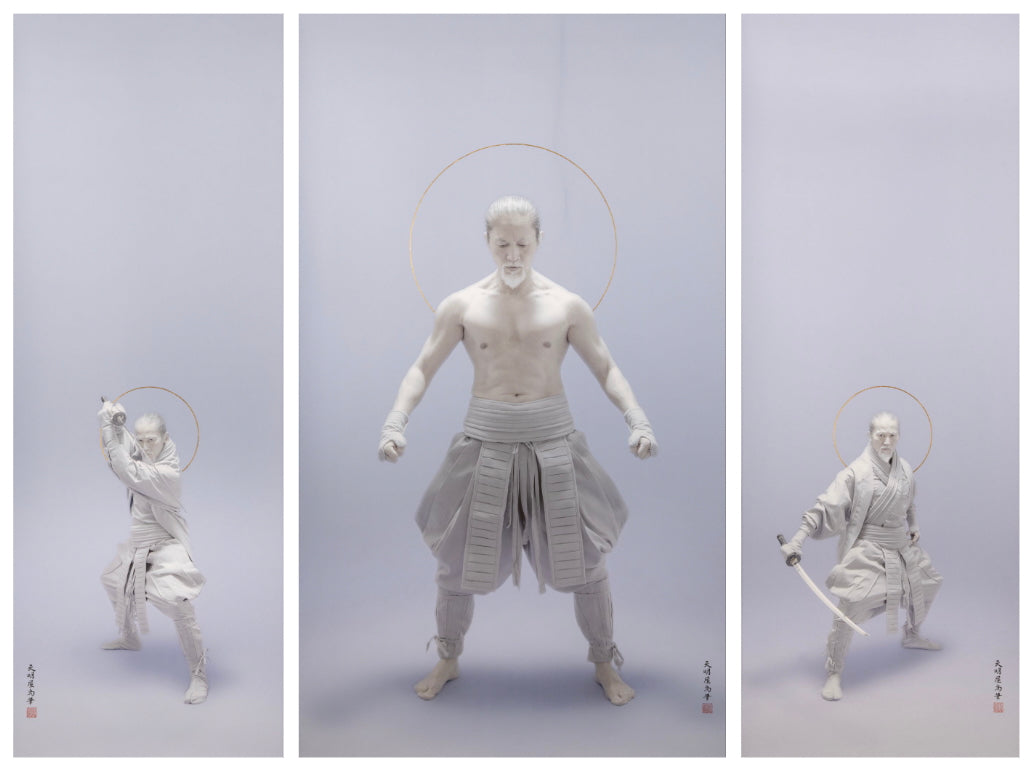 figure of fighting god | Whitestone Gallery